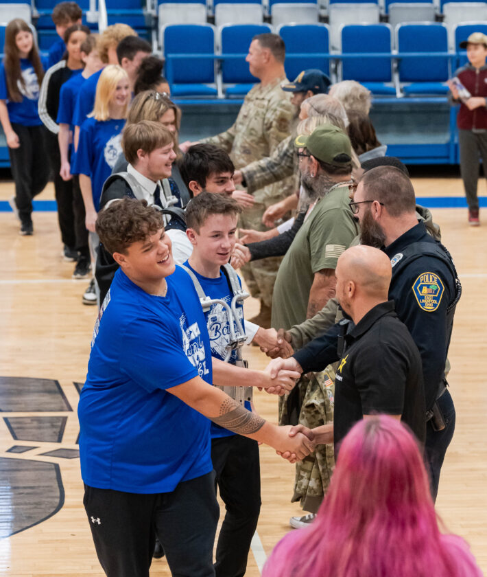 VETERANS HONORED AT POTTER FIELDHOUSE | News, Sports, Jobs - The Review
